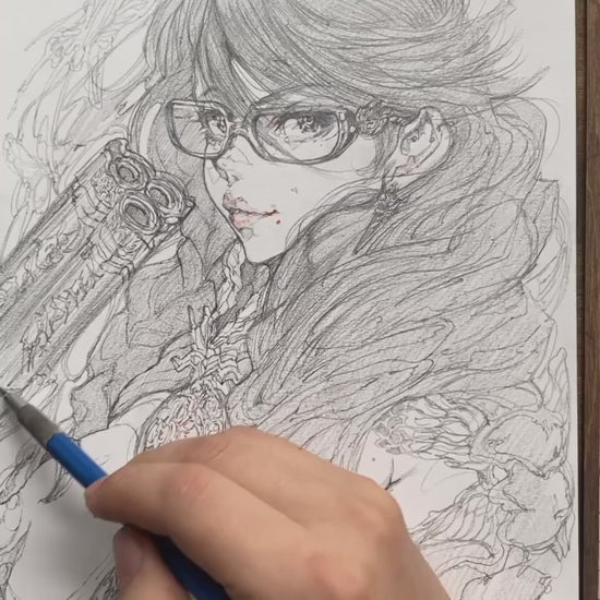 bayonetta original sketch – PJS